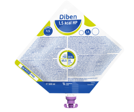 DIBEN 1,5Kcal HP 15 x 500 ml EASY BAG - Sondevoeding