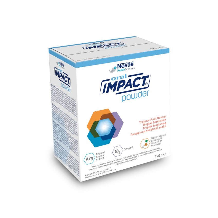 Oral Impact Powder - tropical 5 x 74 gr. (12)
