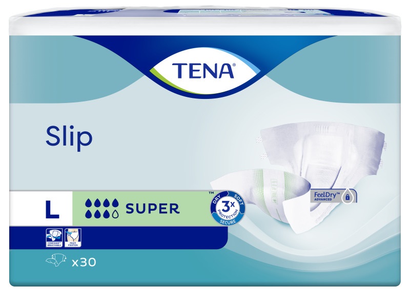TENA super slip L 92 cm-144 cm ProSkin 28 pcs - Slips